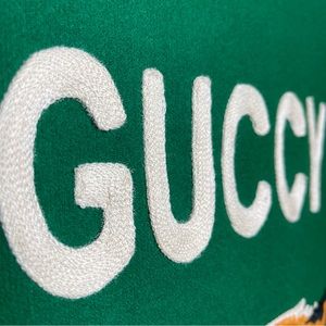 Gucci | Jackets & Coats | Rare Gucci Runway Guccy Tiger Wool Letterman ...